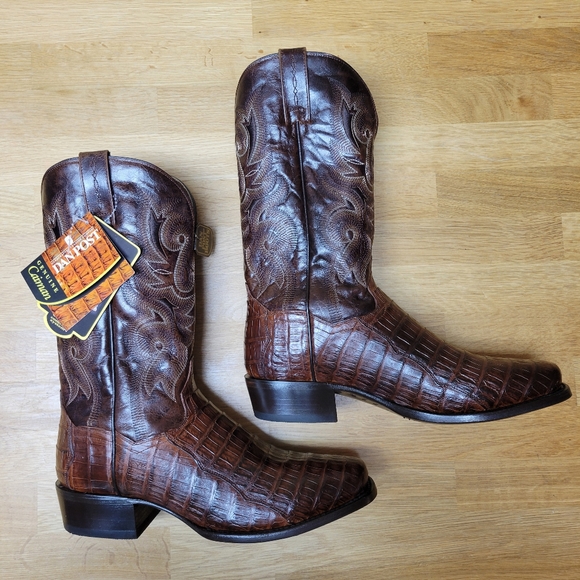 Dan Post | Shoes | Dan Post Bayou Caiman Boots In Brass | Poshmark
